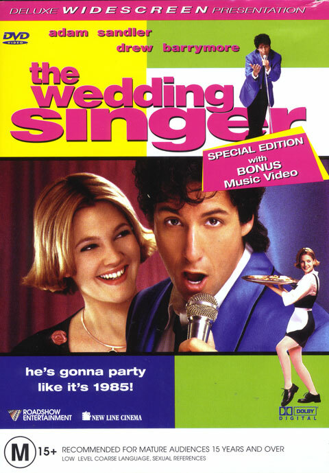 The Wedding Singer - Adam Sandler, Drew Barrymore - DVD | eBay Australia