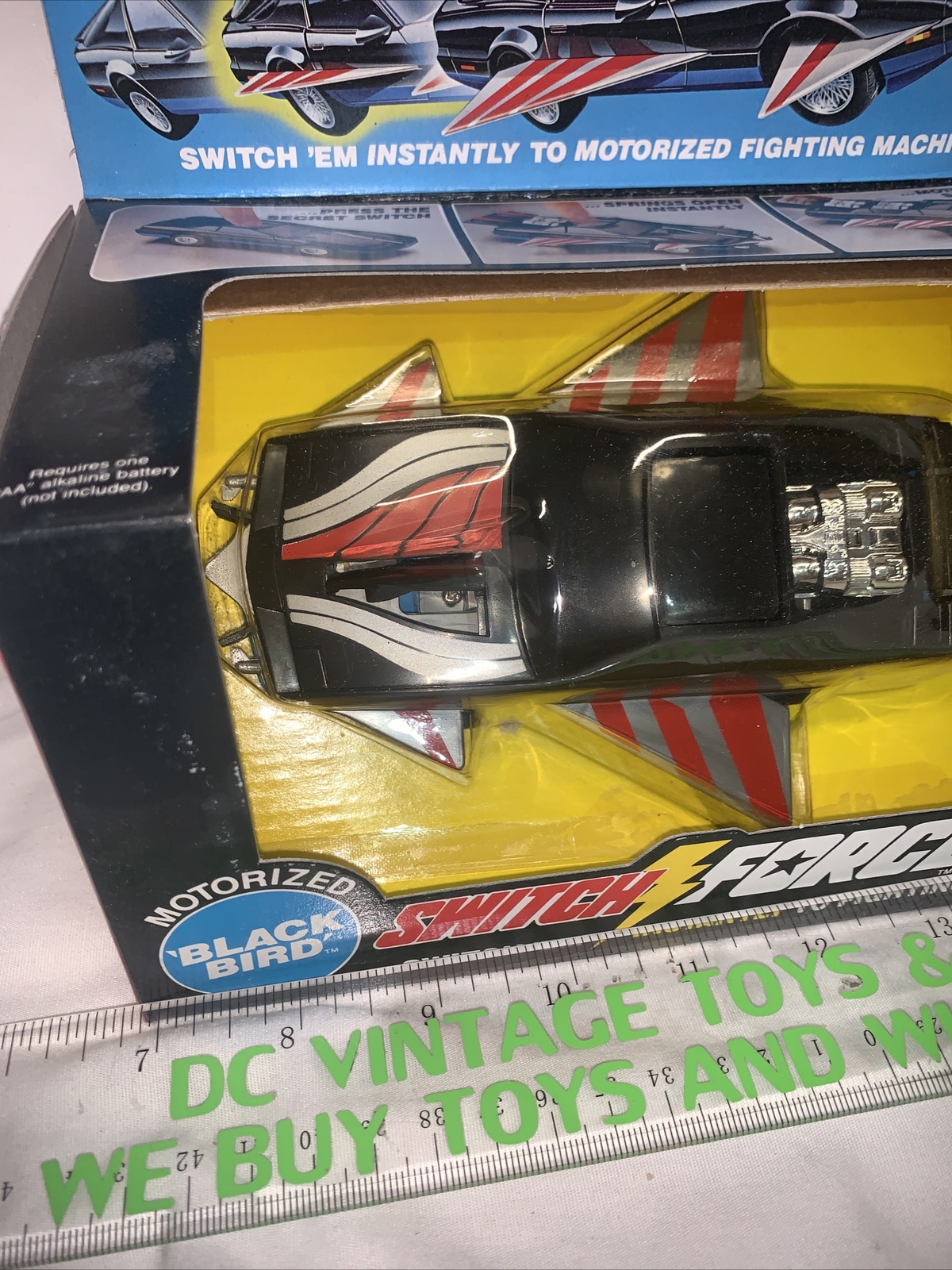 VINTAGE ROUGH RIDERS SWITCH FORCE BLACK BIRD LJN IN BOX MOTORIZED | eBay