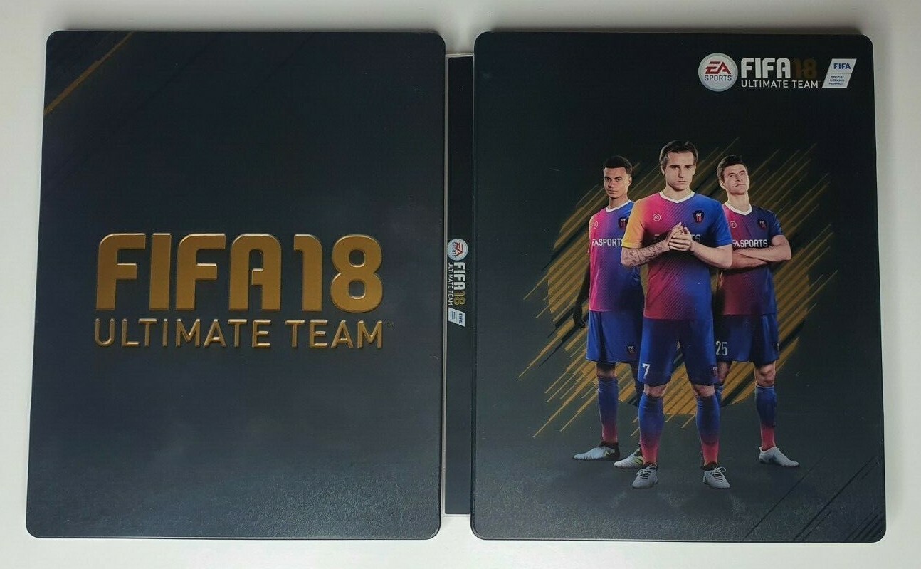 Fifa 18 Ultimate Team - Metal Steelbook Steelcase - EA Sports Official ...