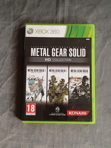 Microsoft XBOX 360 Metal Gear Solid HD Collection PAL Game Fr Complete ...
