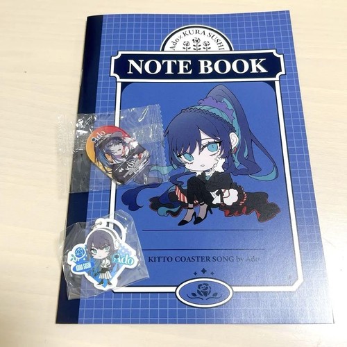Ado Kura Sushi Clear Hard Sticker Mejirushi Charm Gacha Notebook | eBay