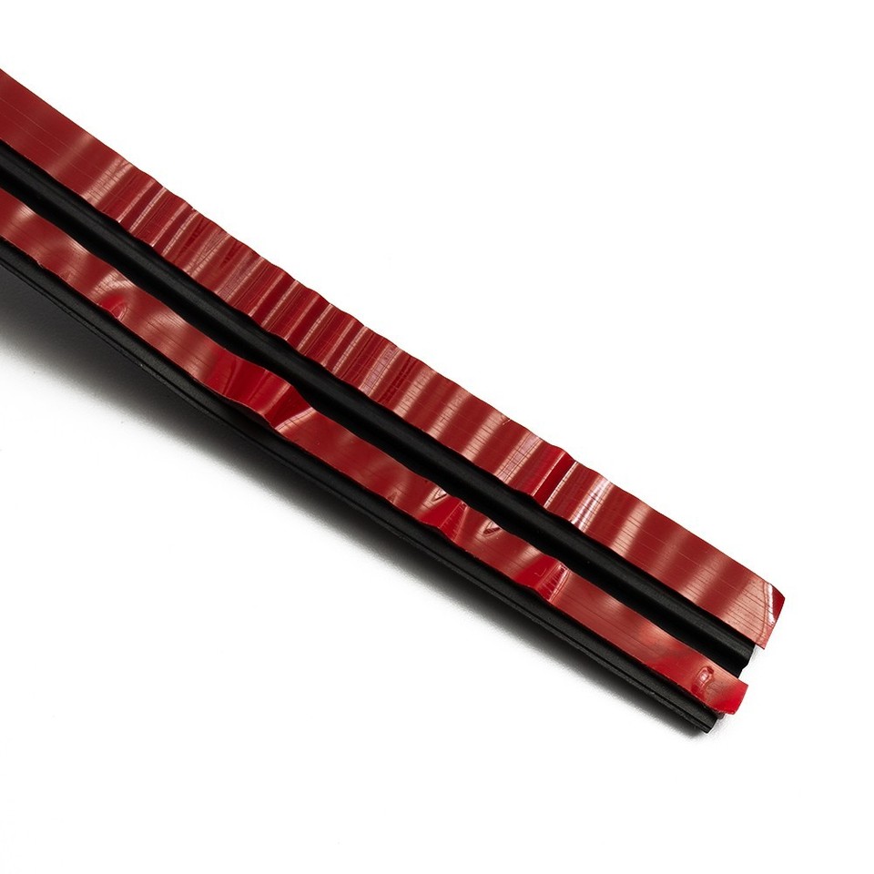 With tape Rubber Seal Strip Waterproof EPDM Black Soundproof ...