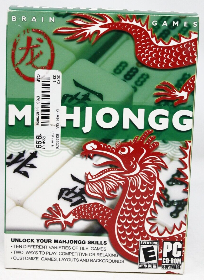 Brain Games: Mahjongg (PC, 2008) - New Sealed - See desc. 832228003477 ...