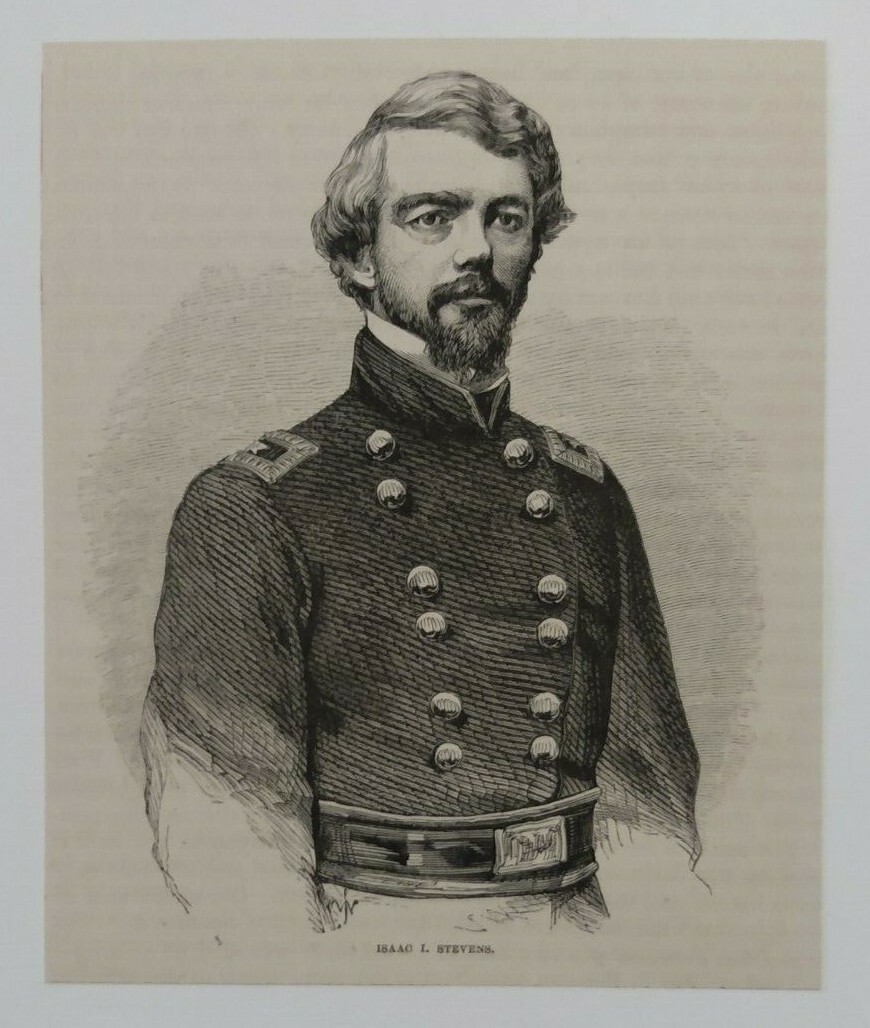 1868 Isaac I. Stevens (Civil War) Engraving | eBay