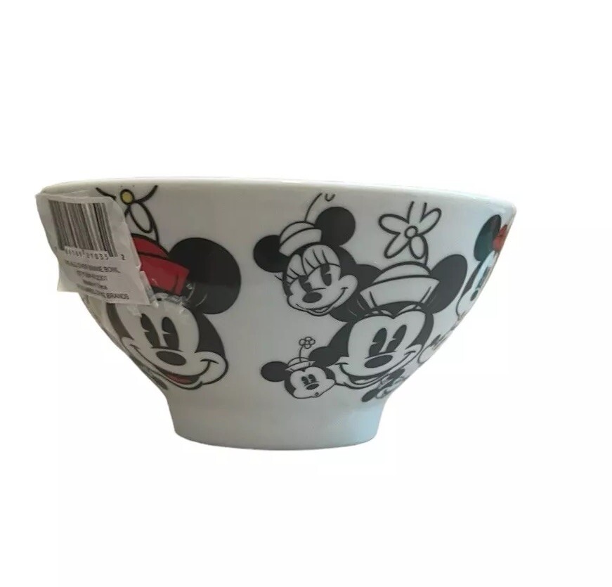 Disney Minnie Mouse Ceramic Bowl for Snacks Cereal Soup Rice Etc New | eBay