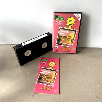 SESAME STREET - THE ALPHABET GAME - Video Cassette VHS 1992 With ...