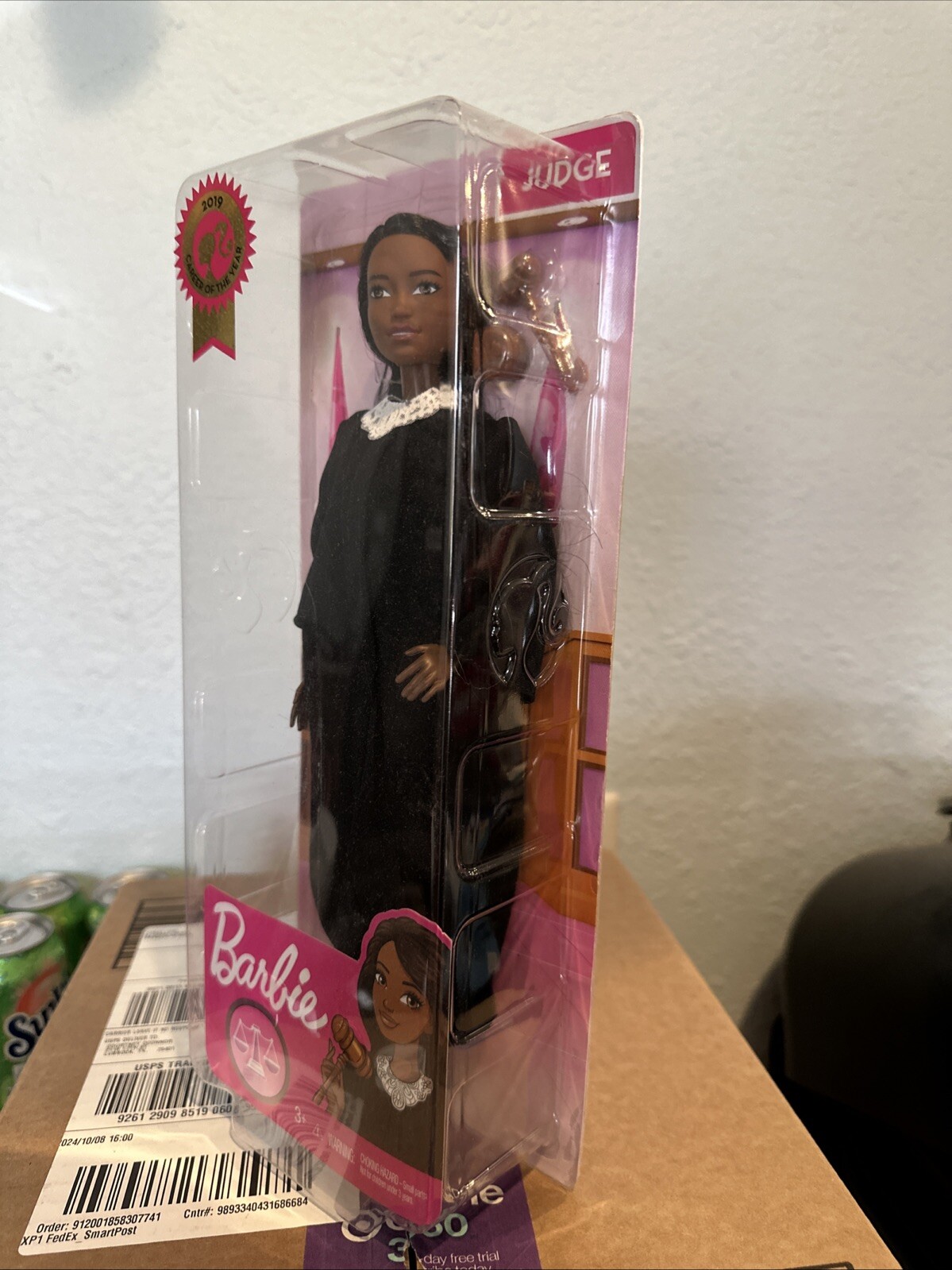 African American Judge Barbie Doll 2019 Career of The Year Mattel FXP43 ...
