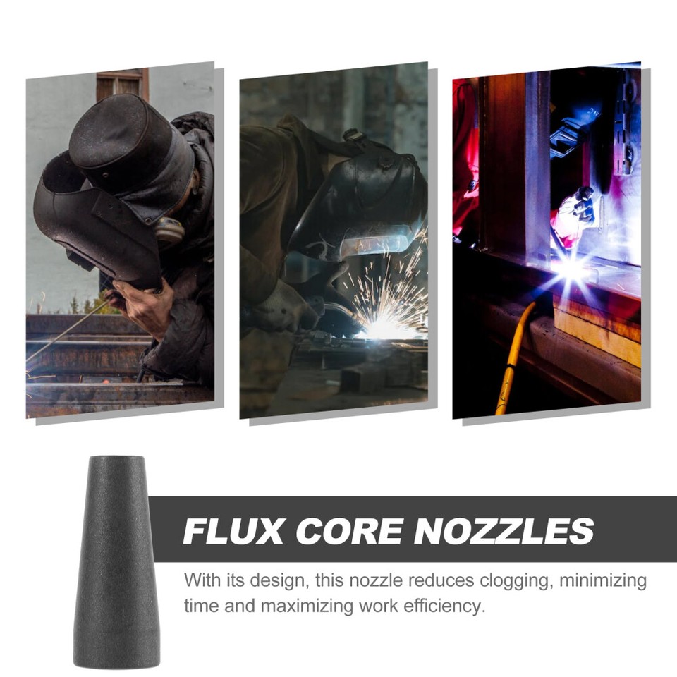 2pcs Flux Core Nozzles Gasless Nozzle Welding Tool Replacement Nozzles ...