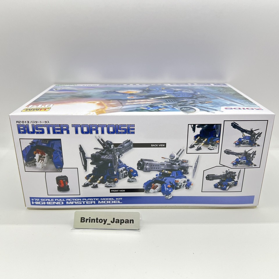 ZOIDS RZ-013 Buster Tortoise ZD025X 1/72 Scale Kotobukiya Plastic Model ...