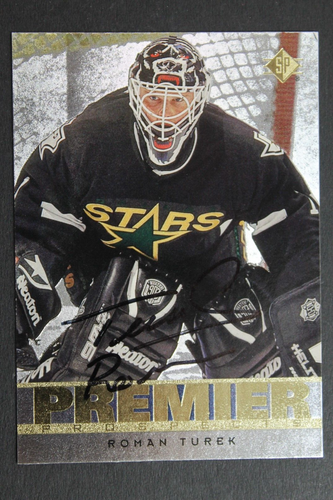 Roman Turek Dallas Stars Autograph 1997 Upper Deck SP #175 Signed ...