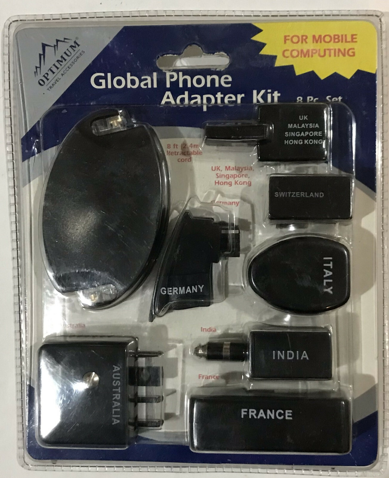 Optimum Global Phone Adapter Kit 8 Pieces - E02547 - 1724510 - NEW | eBay