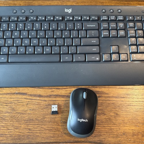 Logi Wireless Keyboard K540 and Mouse M185 with USB Reciever | eBay