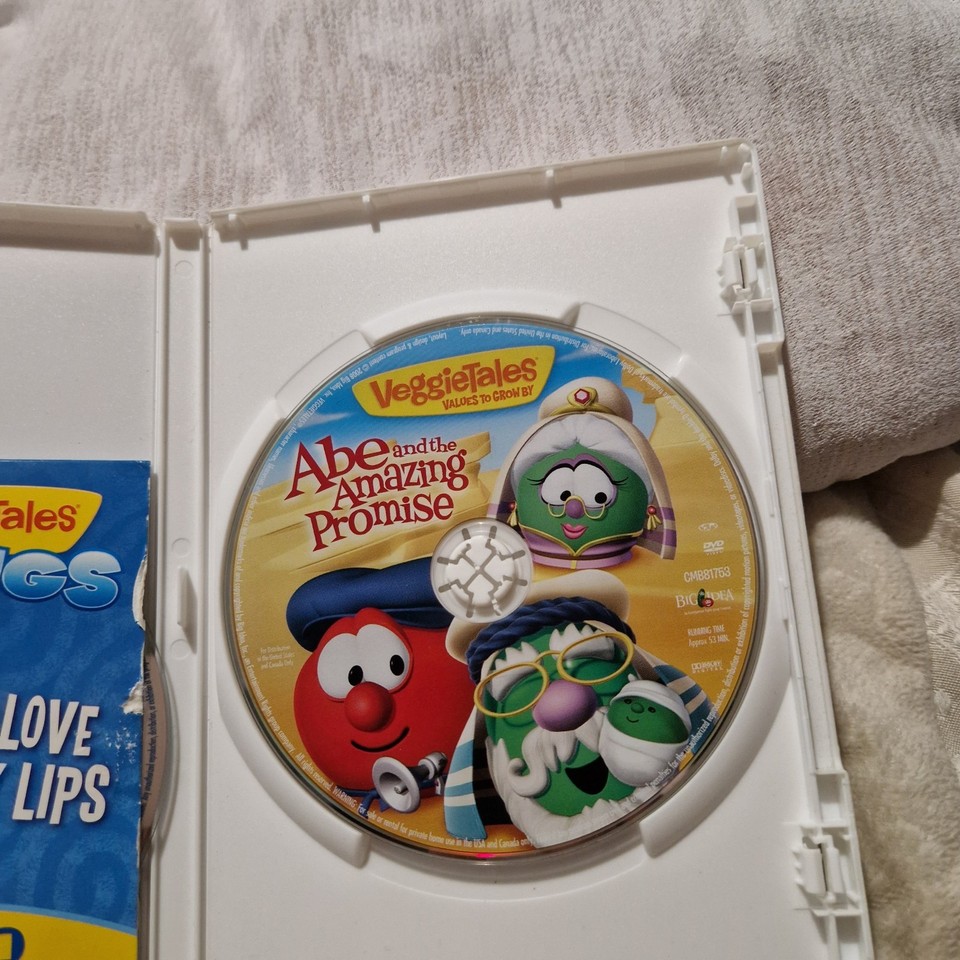 Veggie Tales DVD - Abe and the Amazing Promise with Bonus DVD REGION 1 ...