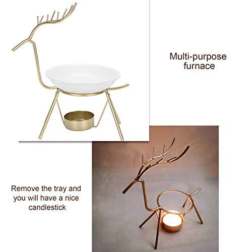 Metal Reindeer Tea Light Candle Holders Christmas Decoration for Home ...