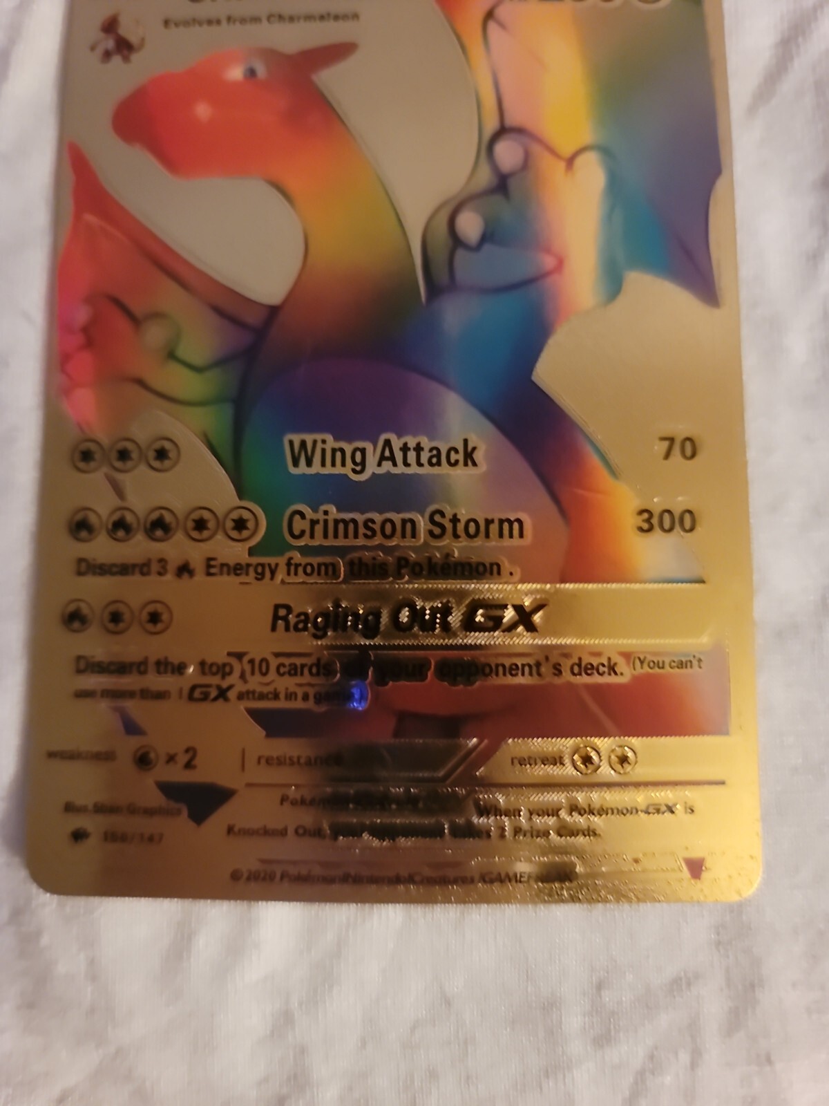 golden charizard card GX | eBay