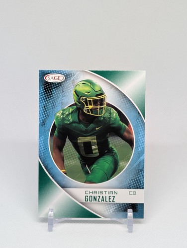2023 SAGE🔥CHRISTIAN GONZALEZ🔥GREEN COLOR MATCH🔥RARE🔥ROOKIE RC #169🔥📈 | eBay