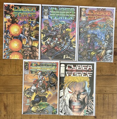 Cyber Force #0,1,2,3,4 Foil Mark Silvestri Image Comics | eBay