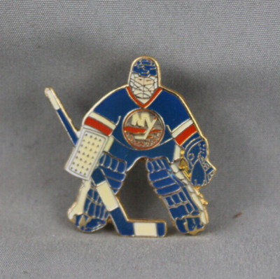 New York Islanders Pin (VTG) 1990s Away Gaolie by Ace - Inlaid Pin | eBay