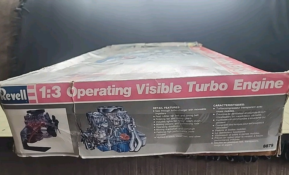 1987 REVELL VISIBLE 2.3 LITRE TURBO MODEL ENGINE 1:3 SCALE | eBay