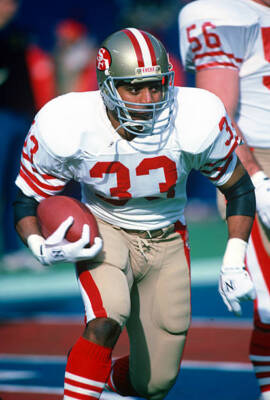 Running Back Roger Craig San Francisco 49ers warms up before Football ...
