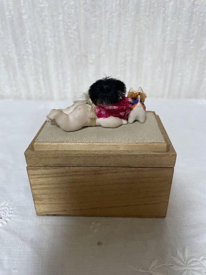 Japanese Doll Hiko Dog Houko Miniature Vintage Baby Amulet | eBay