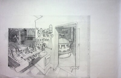 Cats Don't Dance 1997 SIGNED Dennis Greco Production Background Layout ...