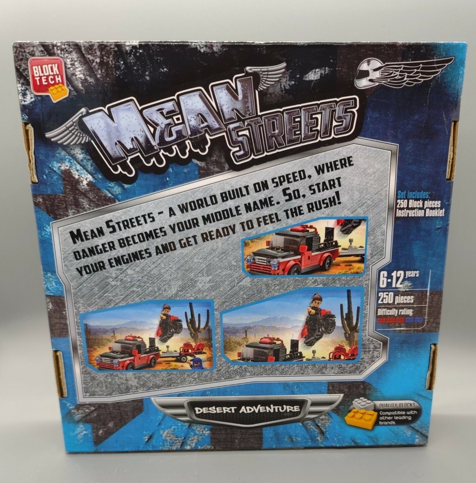 Block Tech Mean Streets Desert Adventure 250 Pieces Brand New Building ...