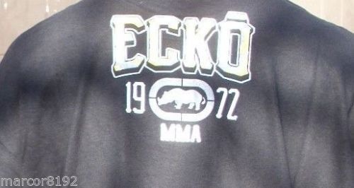 Ecko unltd MMA Men Skull T-Shirt Tee Black NYC Vicious Warriors New ...
