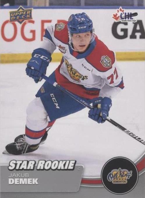 2021-22 Upper Deck CHL - Star Rookie Jakub Demek #361 (RC) for sale ...