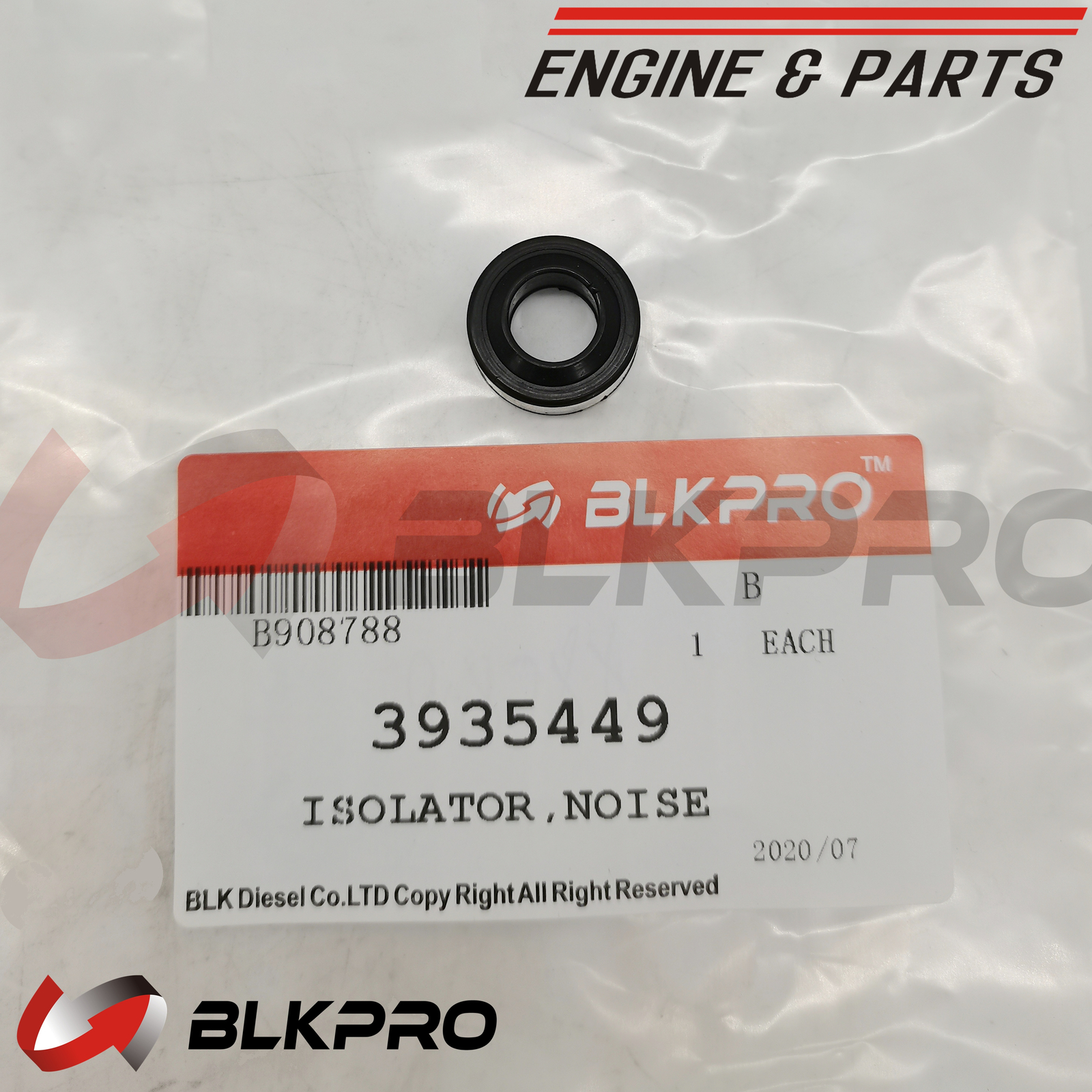 ISOLATOR NOISE Seal Volve Cover For 5.9L 3.9L Cummins 6B 3935449 ...