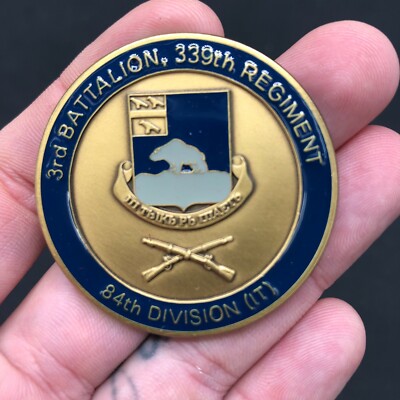 3rd Battalion 39th Regiment 84th Division (IT) Military Challenge Coin ...