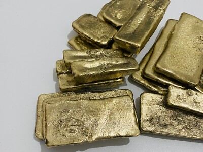 510 Grams Scrap Gold Bar For Gold Recovery Melted Different Computer ...