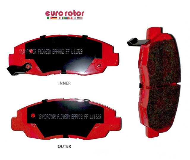 Disc Brake Pad Set-EX Front Eurorotor ID465A-H for sale online | eBay