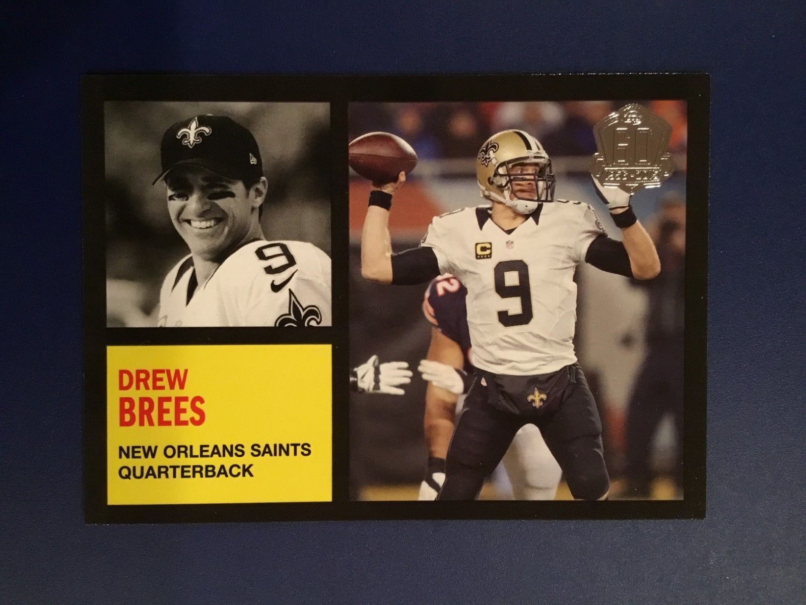 2015 Topps #T60-DB DREW BREES Throwback 60th 1956-2015 Great Card LOOK ...