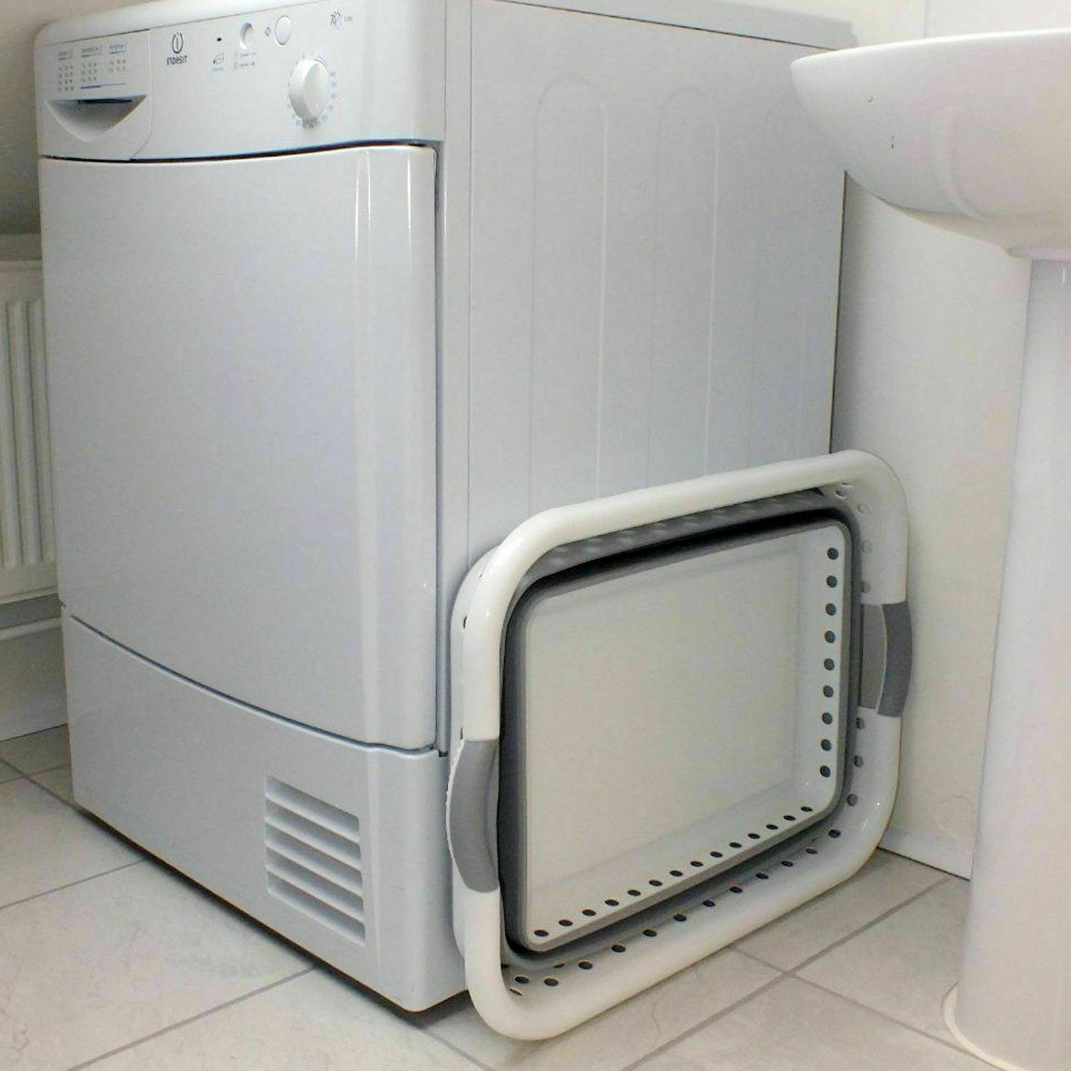 FOLDING COLLAPSIBLE LARGE LAUNDRY BASKET CLOTH WASHING SPACE SAVING POP ...