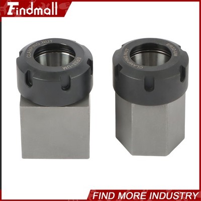 Findmall ER32 Collet Block Spring Hex & Square Chuck Holder For CNC ...