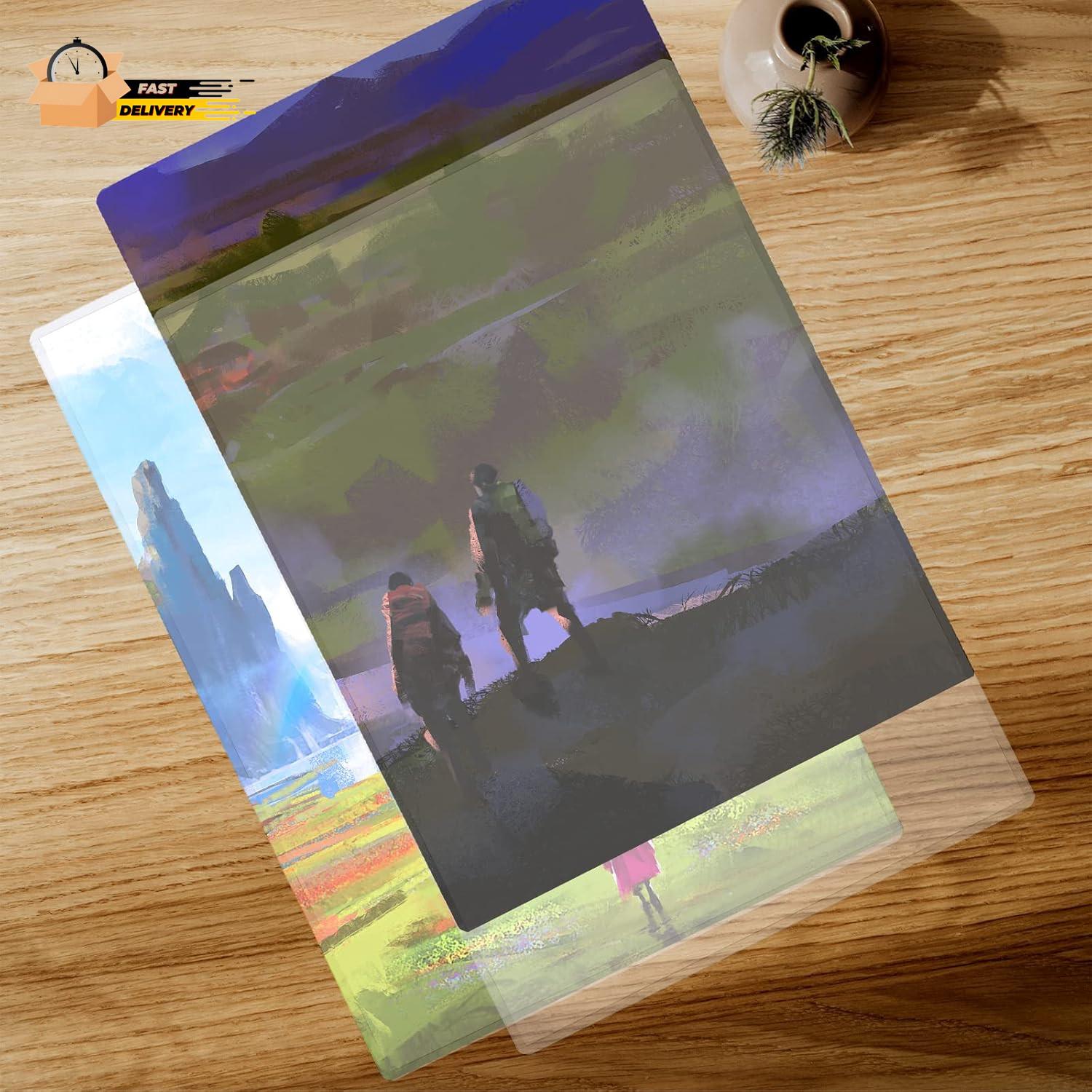 5 Pack 18X24 Poster Protector Clear Rigid Print Protectors Heavy Duty ...