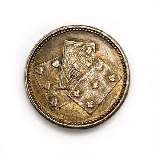 Old English Antique Victoria Cards Whist Counter Marker Game Token ...