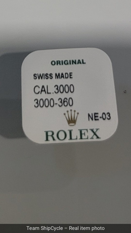 with tags Rolex Cal 3000 Balance Complete 3000360 Original NOS Swiss ...