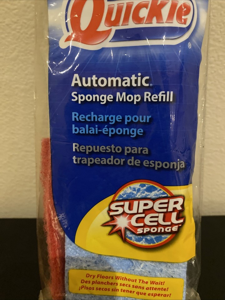 Quickie Sponge Mop Refill Type S 0442 Fits Mop #045 71798004426| eBay