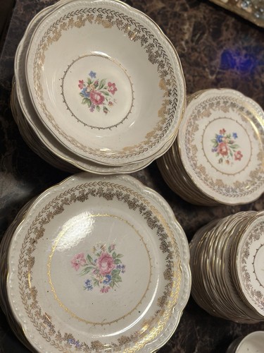 Vintage STETSON China GOLDEN BEAUTY 74 Piece Set 22k Gold | eBay