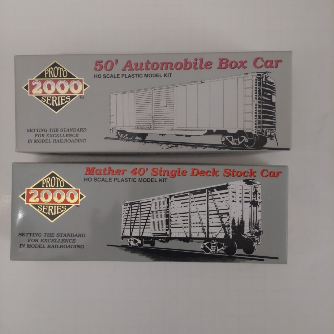 Proto 2000 HO Scale Southern Railroad Boxcar & L & N Mather Stock Car ...