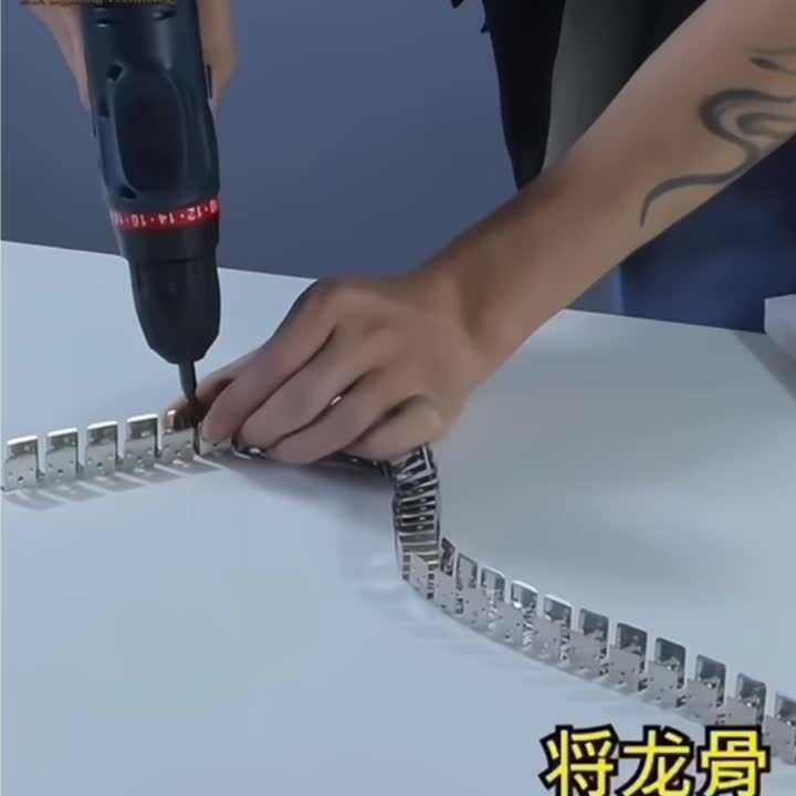 3.3ft Stainless Steel Keel Fixing Slot Modeling Ceiling Light High ...