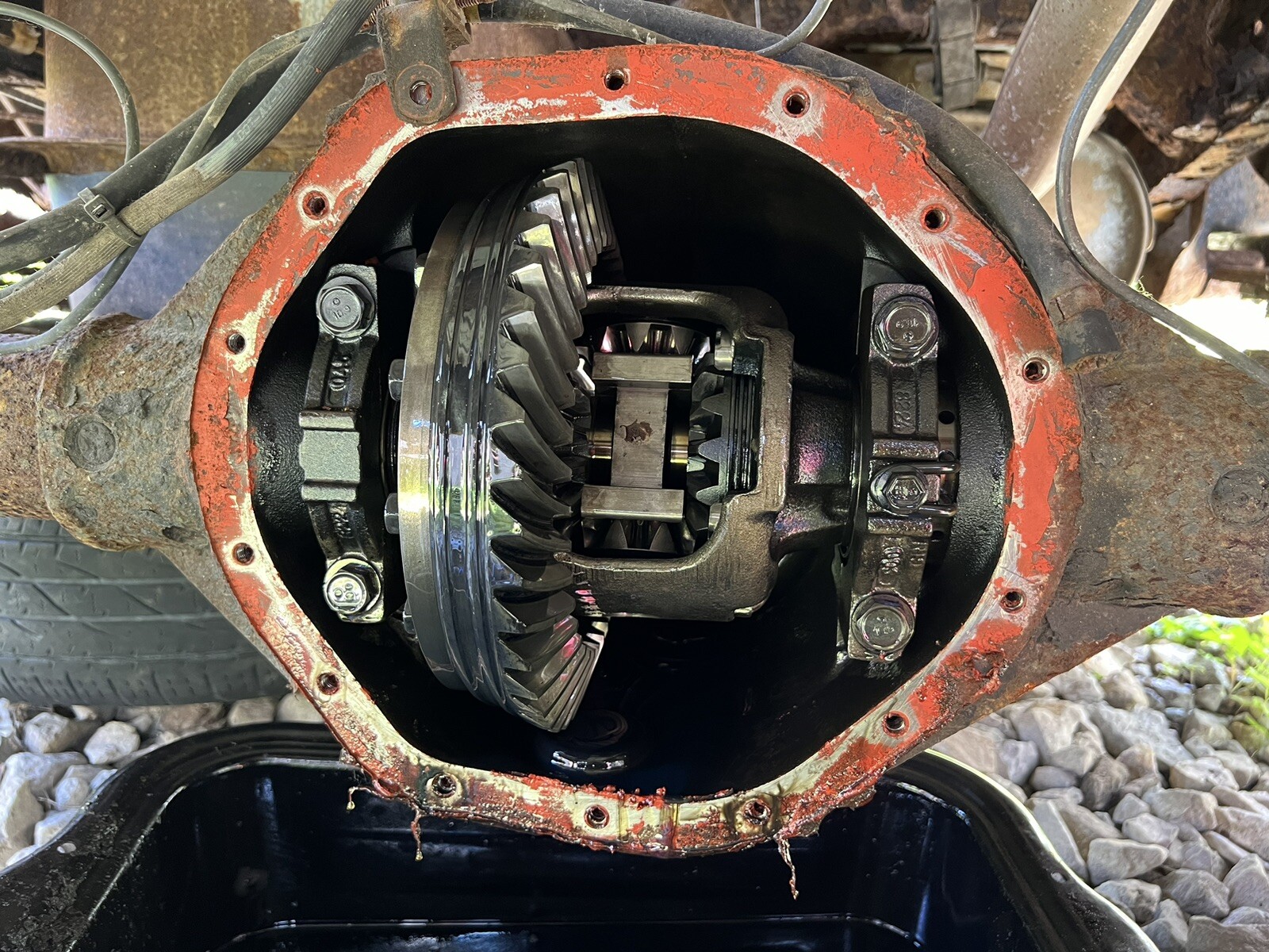 1988-2000 Chevy C2500 Rear Axle Differential 4.10 Ratio 14 Bolt GT5 G80 ...