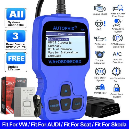AUTOPHIX OBD2 Scanner EPB Oil Reset Diagnostic Tool Fit For VW Car All ...