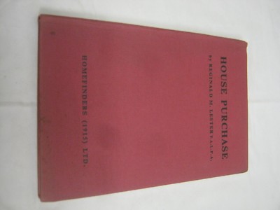 House Purchase: , Reginald M Lester, | eBay UK