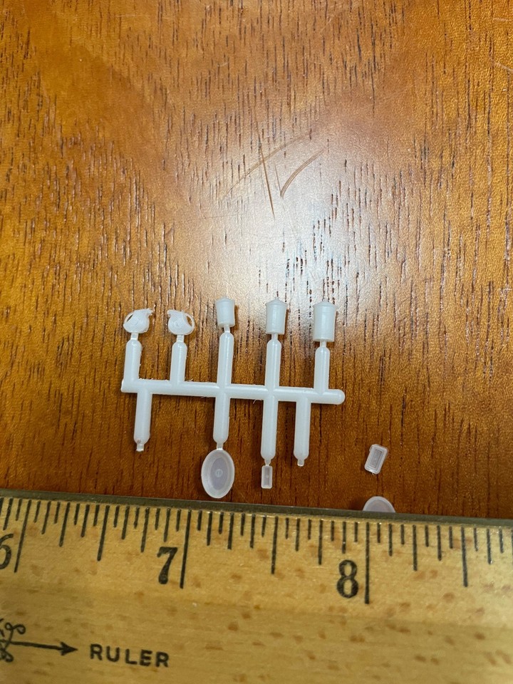 Fiesta Ware serving dishes for dollhouse Miniature vintage 1/12" 1:144 ...