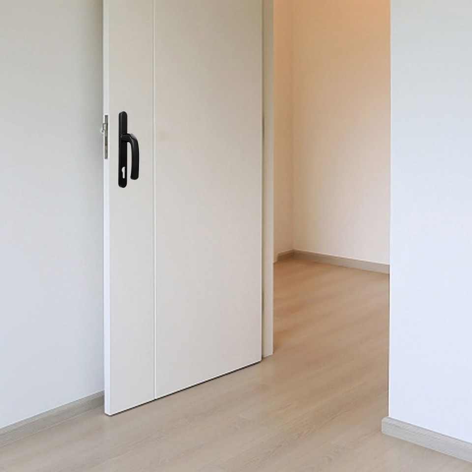 2 Pairs Door Handle Lock Aluminum Alloy European Handle Lock | eBay UK