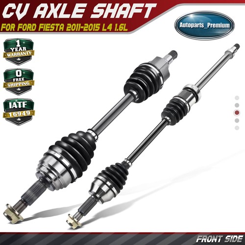 2x Front Driver & Passenger CV Axle Assembly for Ford Fiesta 2011-2015 ...