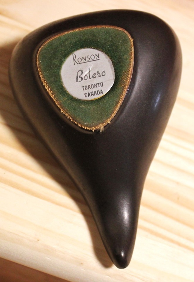 Vintage Ronson Bolero two-piece table lighter & ashtray set, 1954 two ...